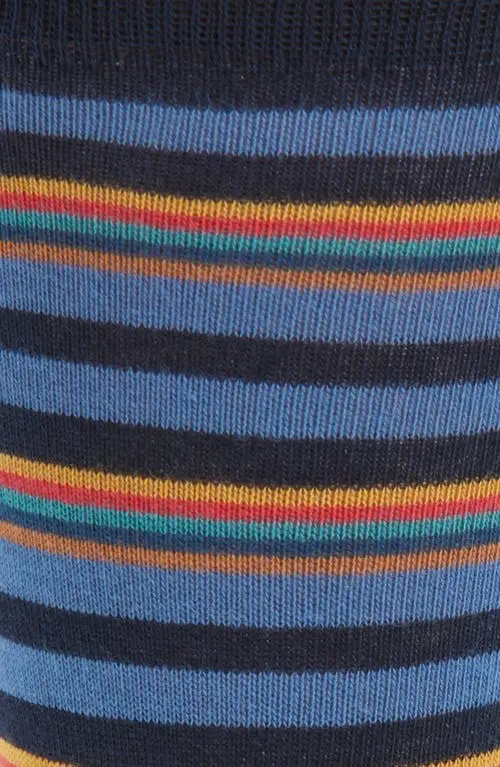 Paul Smith Nolan Stripe Cotton Blend Dress Socks