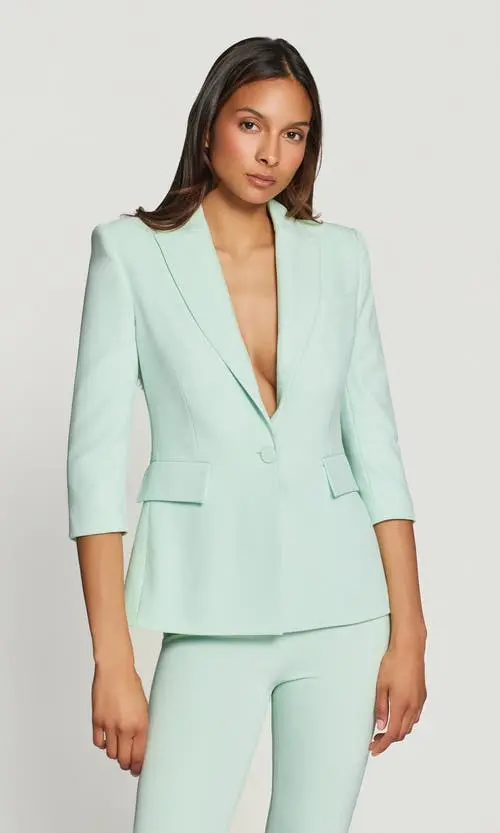 Generation Love Airess Lightweight Crepe Blazer - Mint