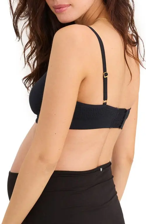 Hatch Collection The All-tri Maternity/nursing Bra - Black