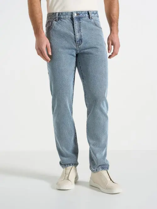Manière De Voir Dn001 Tapered Fit Jeans - Mid Blue