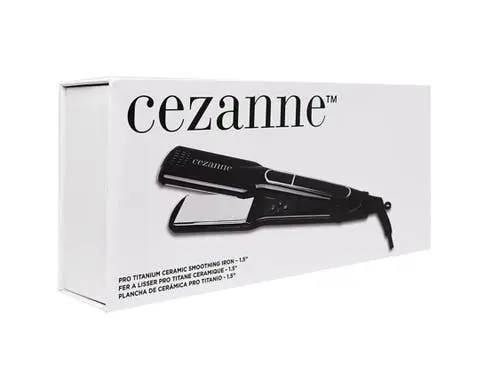 CEZANNE HAIR PROFESSIONAL Pro Titanium Ceramic Smoothing Iron