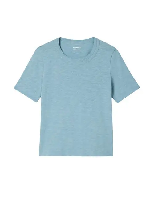 Whistles Rosa Double Trim T-shirt - Blue