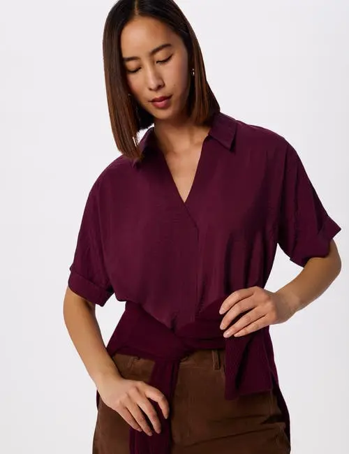Whistles Sasha Relaxed Shirt - Fig