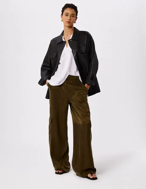 Whistles Sasha Relaxed Shirt - White