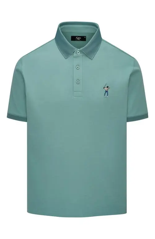 EASTSIDE GOLF Core Cotton Blend Piqué Polo - Mineral Green