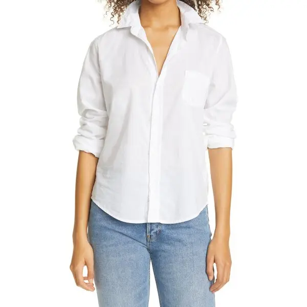 Frank & Eileen Barry Button-up Shirt - White Ligh