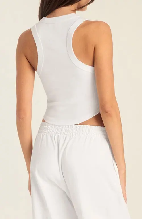 Vitamin A® Daybreak Essential Crop Tank - White
