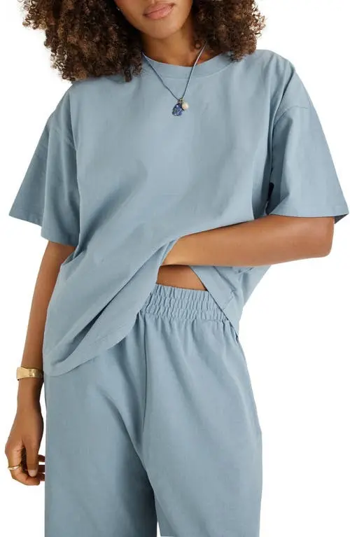 Vitamin A® Oversized Boyfriend T-shirt - Dusk Blue