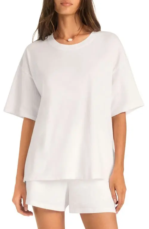 Vitamin A® Oversized Boyfriend T-shirt - White