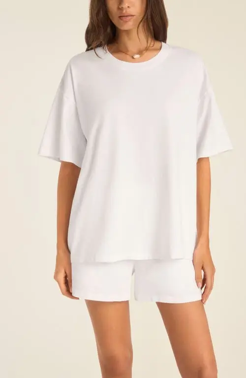 Vitamin A® Oversized Boyfriend T-shirt - White