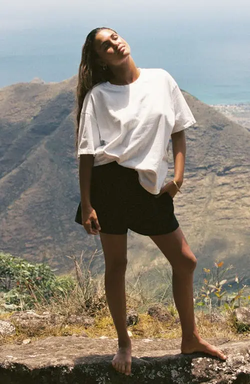 Vitamin A® Oversized Boyfriend T-shirt - White