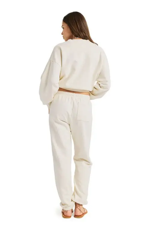 Vitamin A® Classic Cotton Sweatpants - Cream
