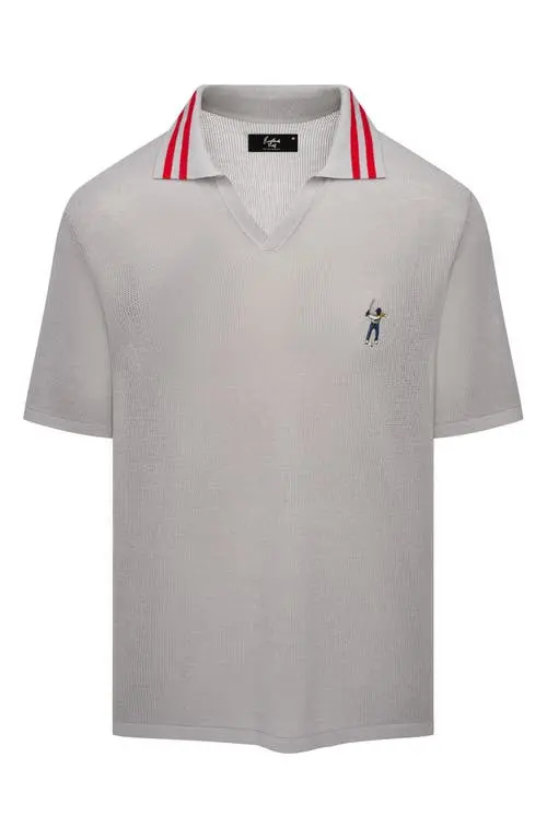 EASTSIDE GOLF Johnny Collar Polo - Opal Grey