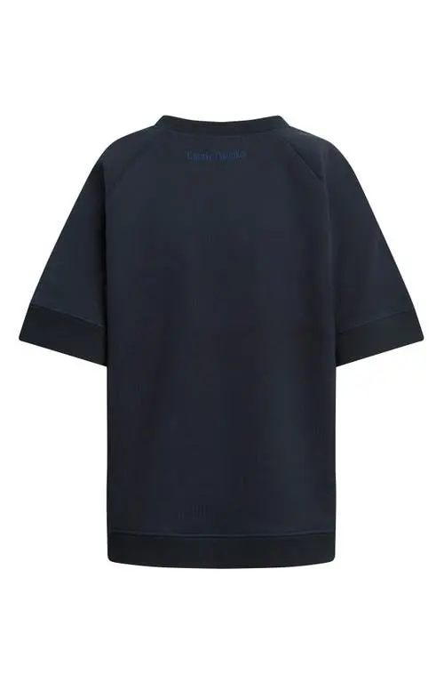 FAVORITE DAUGHTER The Saturday Raglan Cotton Blend T-shirt