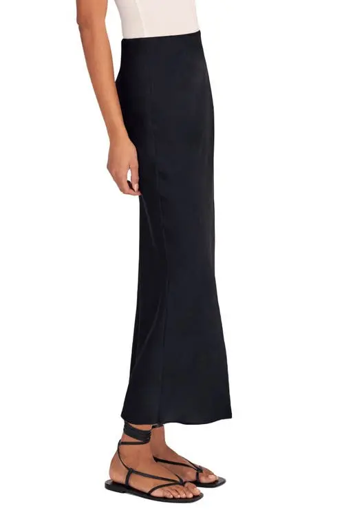 FAVORITE DAUGHTER The Favorite Satin Skirt - Black