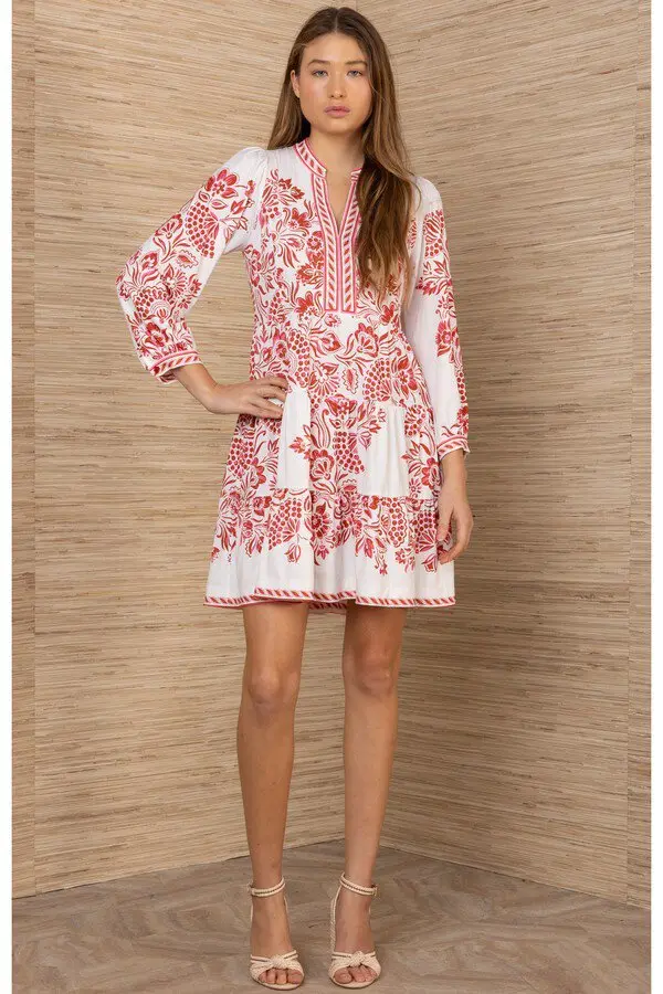 Hale Bob Demelza Jersey Dress - Red