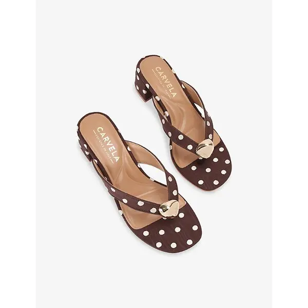 Carvela Sorano Woven Block-heel Sandals
