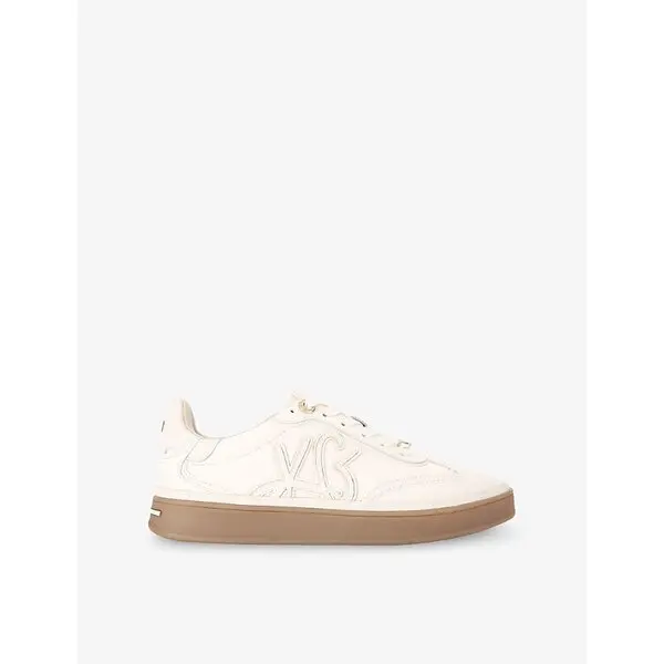 Kurt Geiger Leena Leather Trainers - White/comb