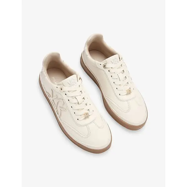 Kurt Geiger Leena Leather Trainers - White/comb