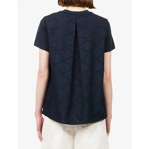 Moncler Embroidered Logo T-shirt