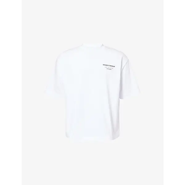 THE COUTURE CLUB Hotel De Couture Relaxed-fit Cotton T-shirt - Whiteblack