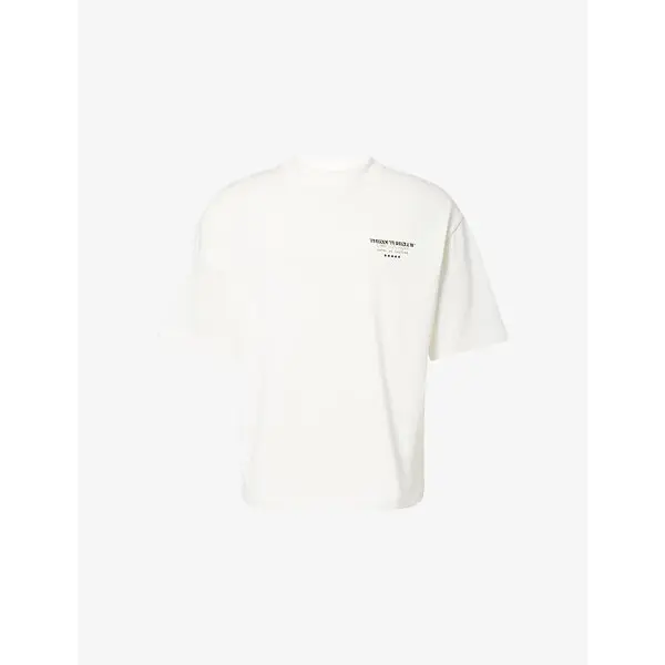 THE COUTURE CLUB Hotel De Couture Relaxed-fit Cotton T-shirt - Offwhite