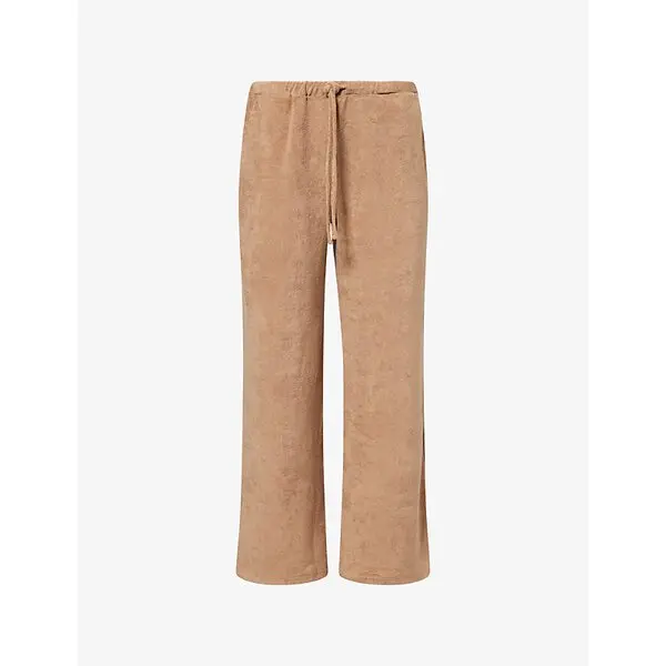 4TH & RECKLESS Drift Wide-leg Cotton-blend Trousers - Beige