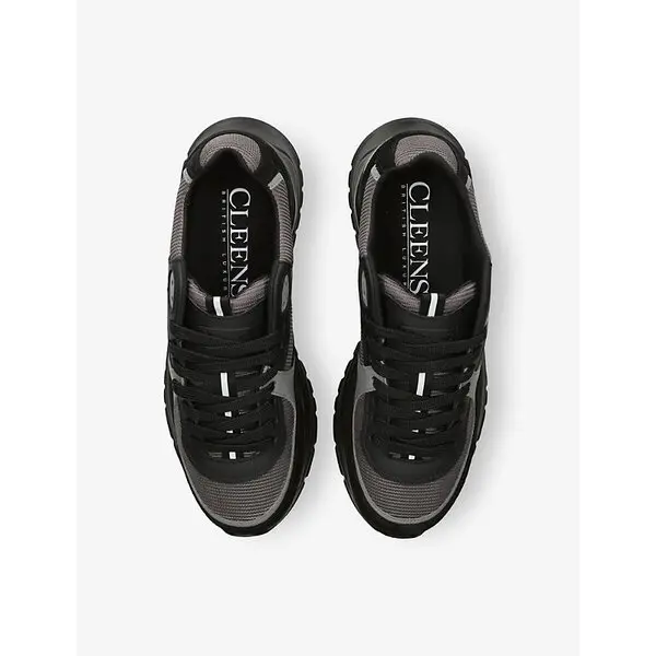 CLEENS Onesixty Runner Suede And Mesh Trainers