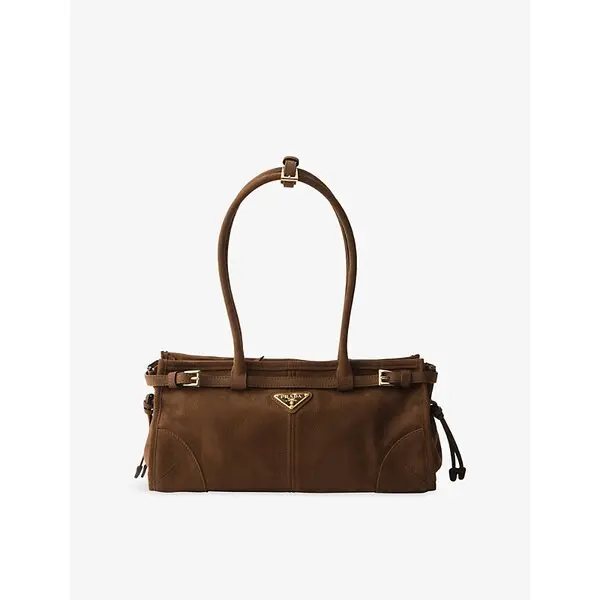 Prada Leather Handbag - Brown