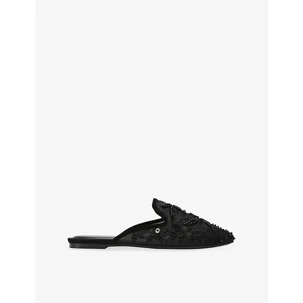 Carvela Evelina Lace Mules - Black