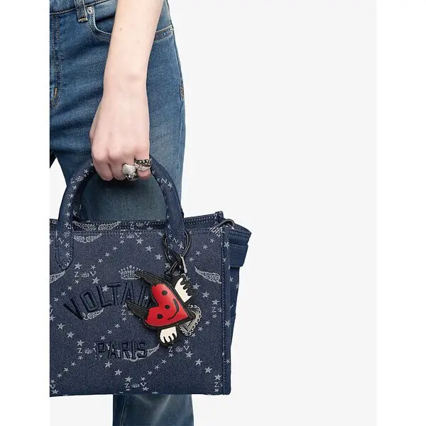 Zadig&Voltaire Devilish Heart Leather Bag Charm