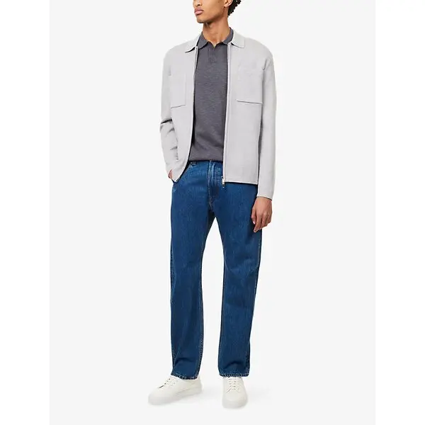 NOBL Cassius Zip-front Knitted Top