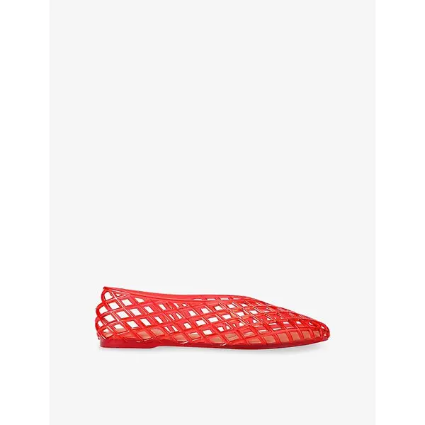 Kurt Geiger Nauru Jelly Ballet Flats - Red