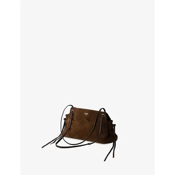 Prada Large Suede Tote Bag