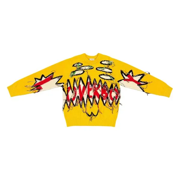 CHARLES JEFFREY Guddle Logo Jumper - Yellow