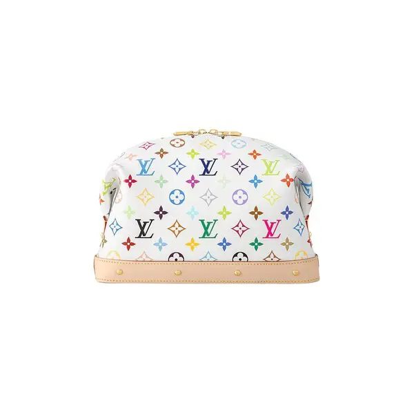 LOUIS VUITTON X Takashi Murakami Cosmetic Pouch Gm - White