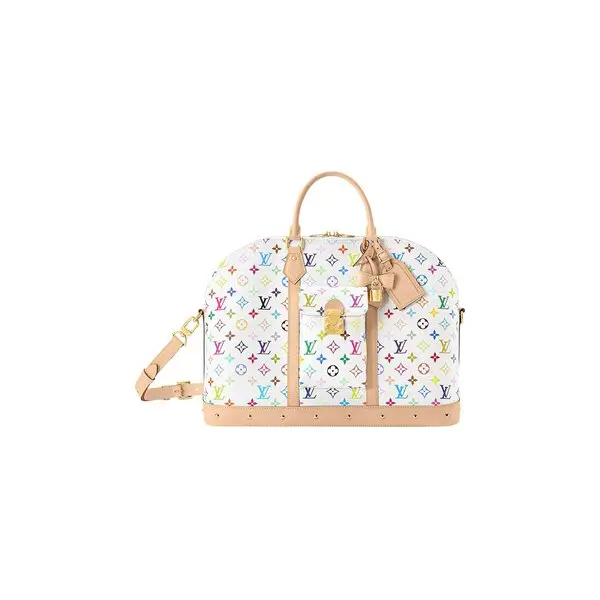 LOUIS VUITTON X Takashi Murakami Alma Travel Bag - White