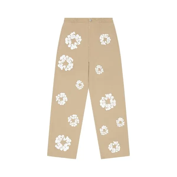 DENIM TEARS Cotton Wreath Chino Pant - Tan