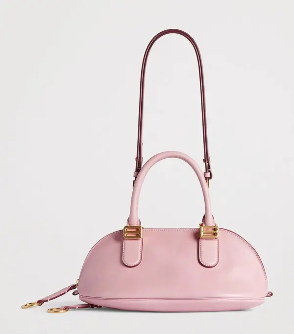 Balenciaga Mini Leather Bolero Bowling Bag