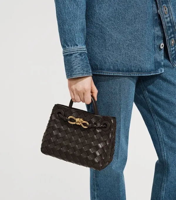 Bottega Veneta Mini Leather Andiamo Top-handle Bag