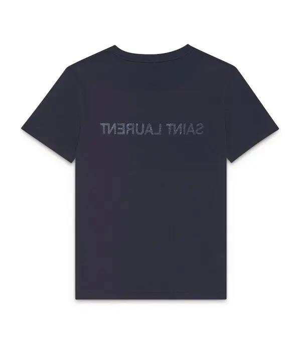 Saint Laurent Logo T-shirt - Blue
