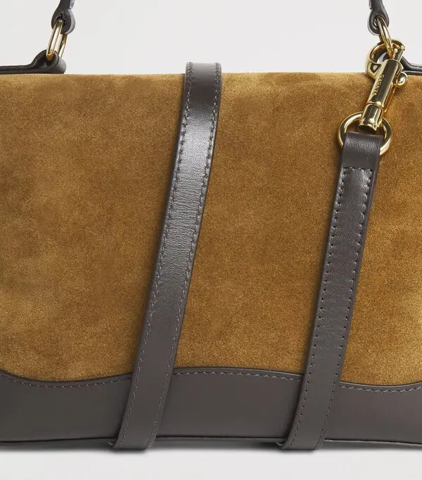 Sandro Suede Tangolino Vanity Bag