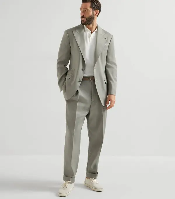 Brunello Cucinelli Cotton Rib-knit Polo Shirt