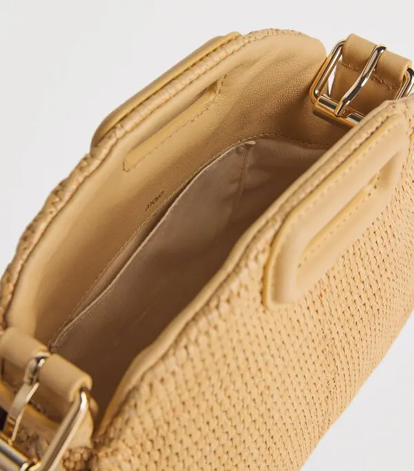 Maje Miss M Raffia Shoulder Bag