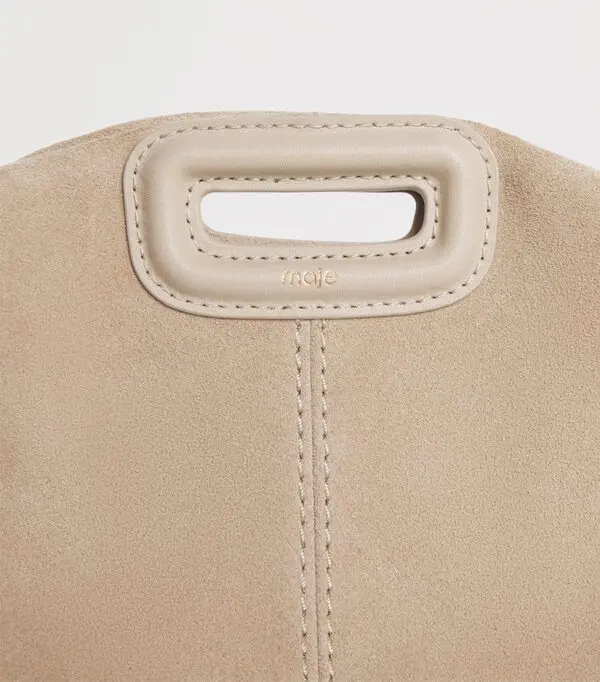 Maje Mini Suede Shoulder Bag
