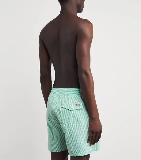 Polo Ralph Lauren Seersucker Traveller Swim Shorts - Green