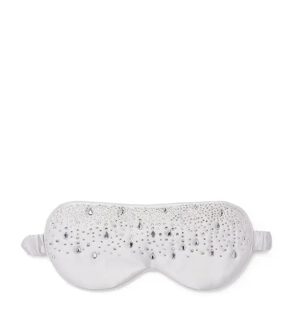 MANITO Mulberry Silk Twinkle Sleep Mask - Ivory