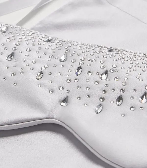 MANITO Mulberry Silk Twinkle Sleep Mask - Ivory
