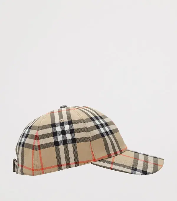 Burberry Check Baseball Cap - Neutral