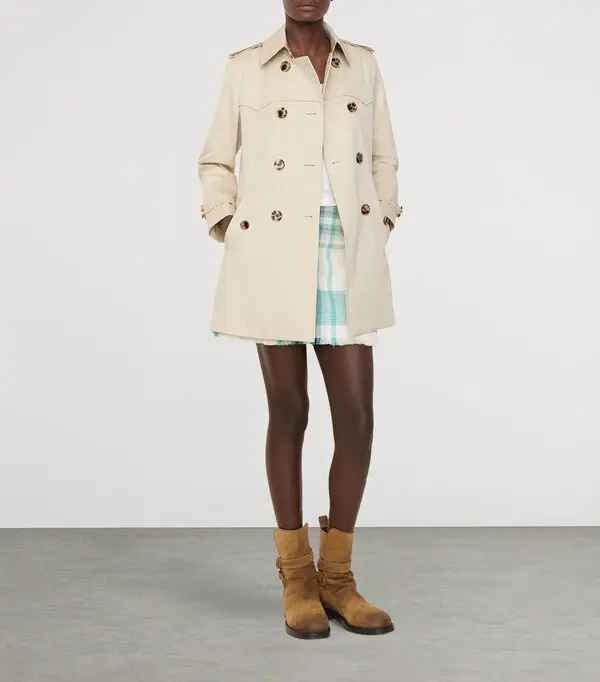 Burberry Cotton Summerside Trench Coat - Beige
